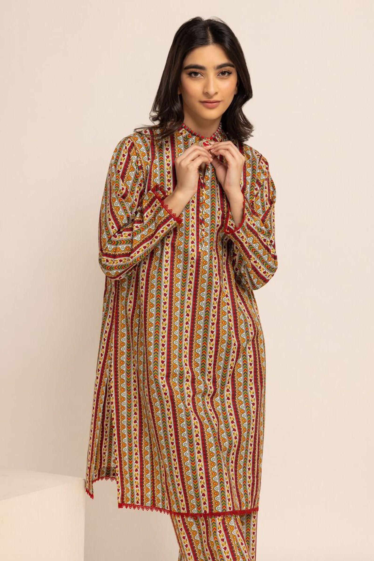 Khaadi Ready to Wear Multicolor Kurti | Summer Kurti Collection ...
