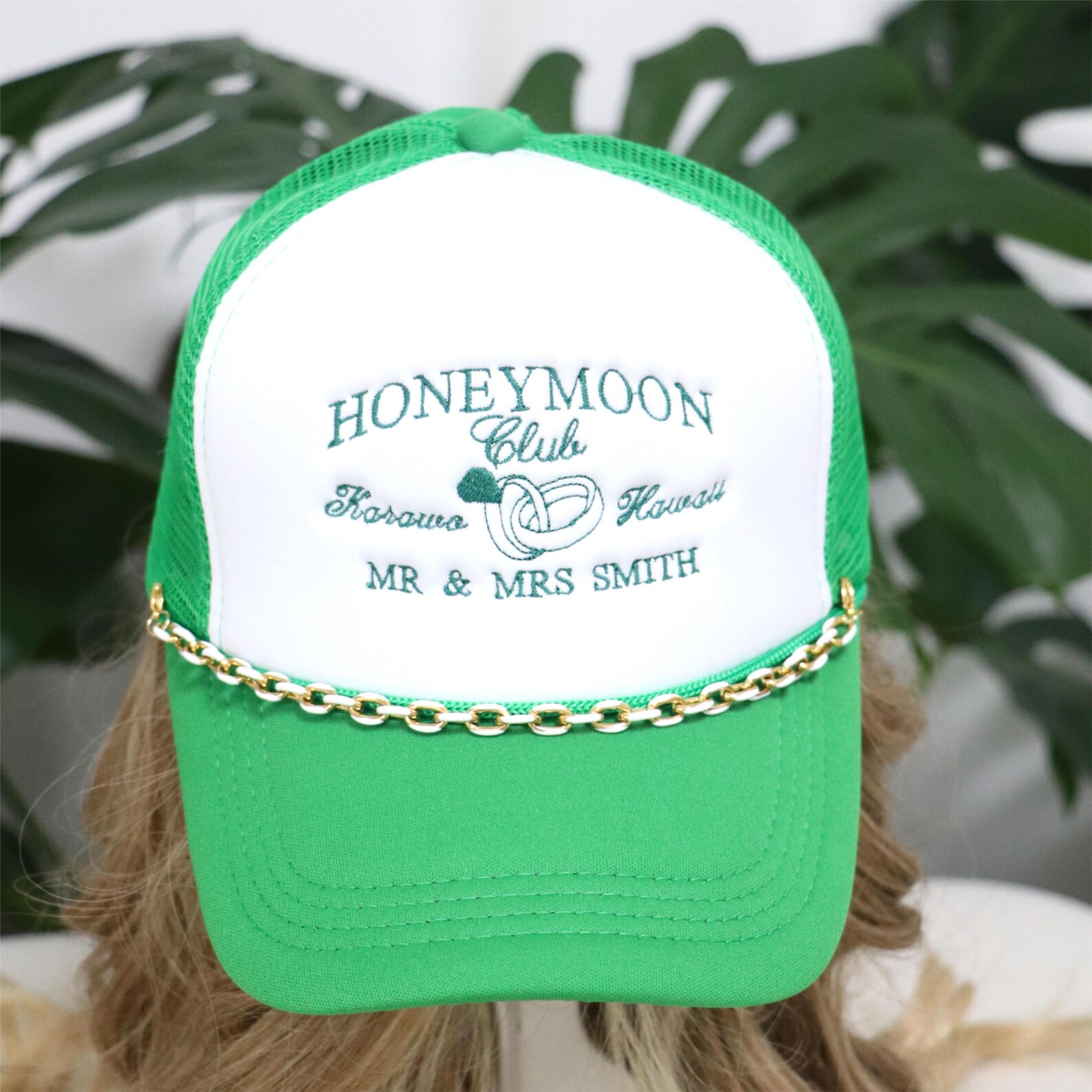 Custom Honeymoon Caps Personalized Bride & Groom Trucker Hats Wedding ...