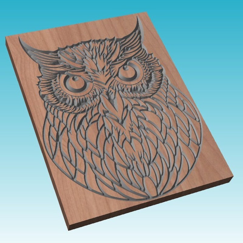 Owl Scroll Art - Etsy