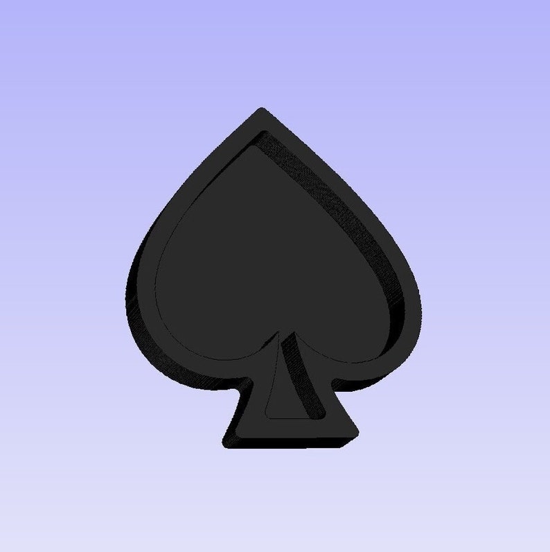 Playing Card Suits Serving Trays - Digital Download Vector Files (svg ...