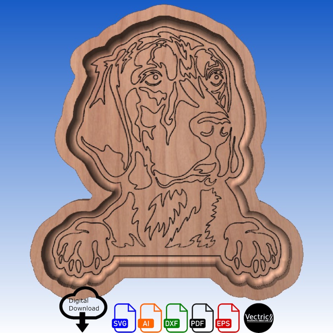 Beagle Serving Tray - Pets - Dogs - Digital Download Vector Files (svg ...