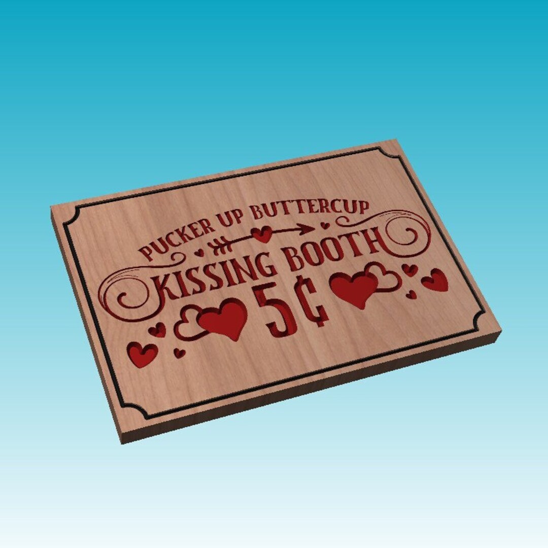 Pucker Up, Buttercup! - Sign for the Home - Digital Vector Files (svg ...