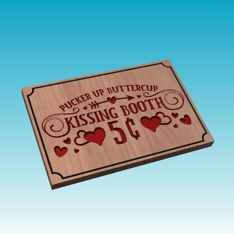 Pucker Up, Buttercup Sign for the Home Digital Vector Files svg, Dxf ...