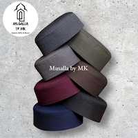 Omani Kufi Koofi Hat Topi Embroidery Handmade Cap Islamic Muslim Size ...