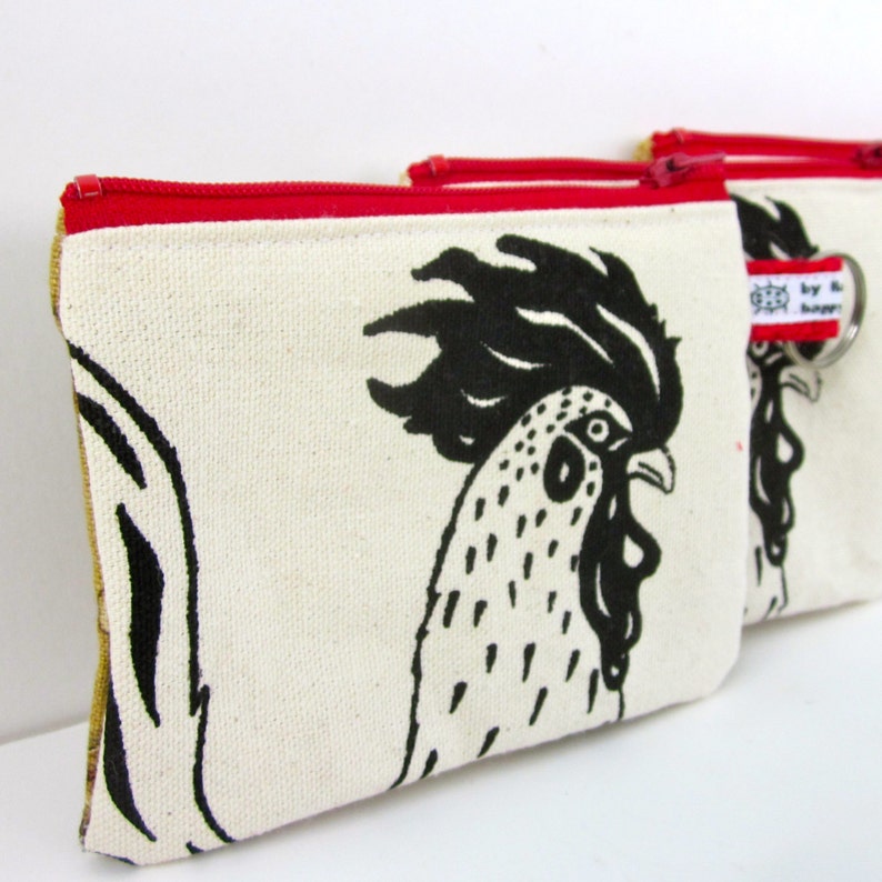Rooster Change Purse - Etsy