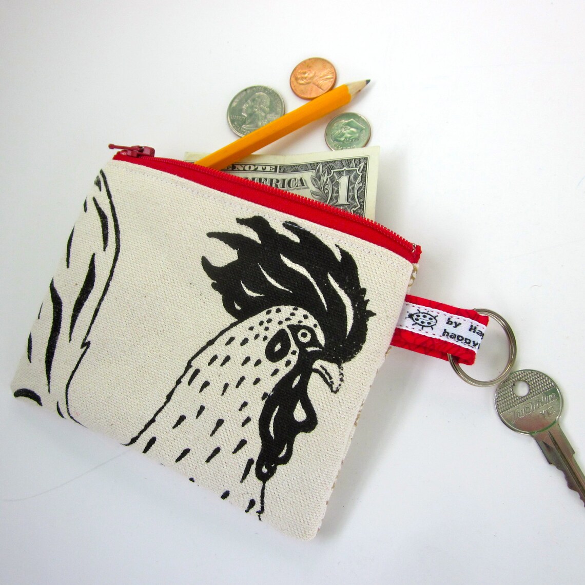 Rooster Change Purse - Etsy