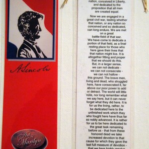 Abraham Lincoln President Bookmark - Etsy