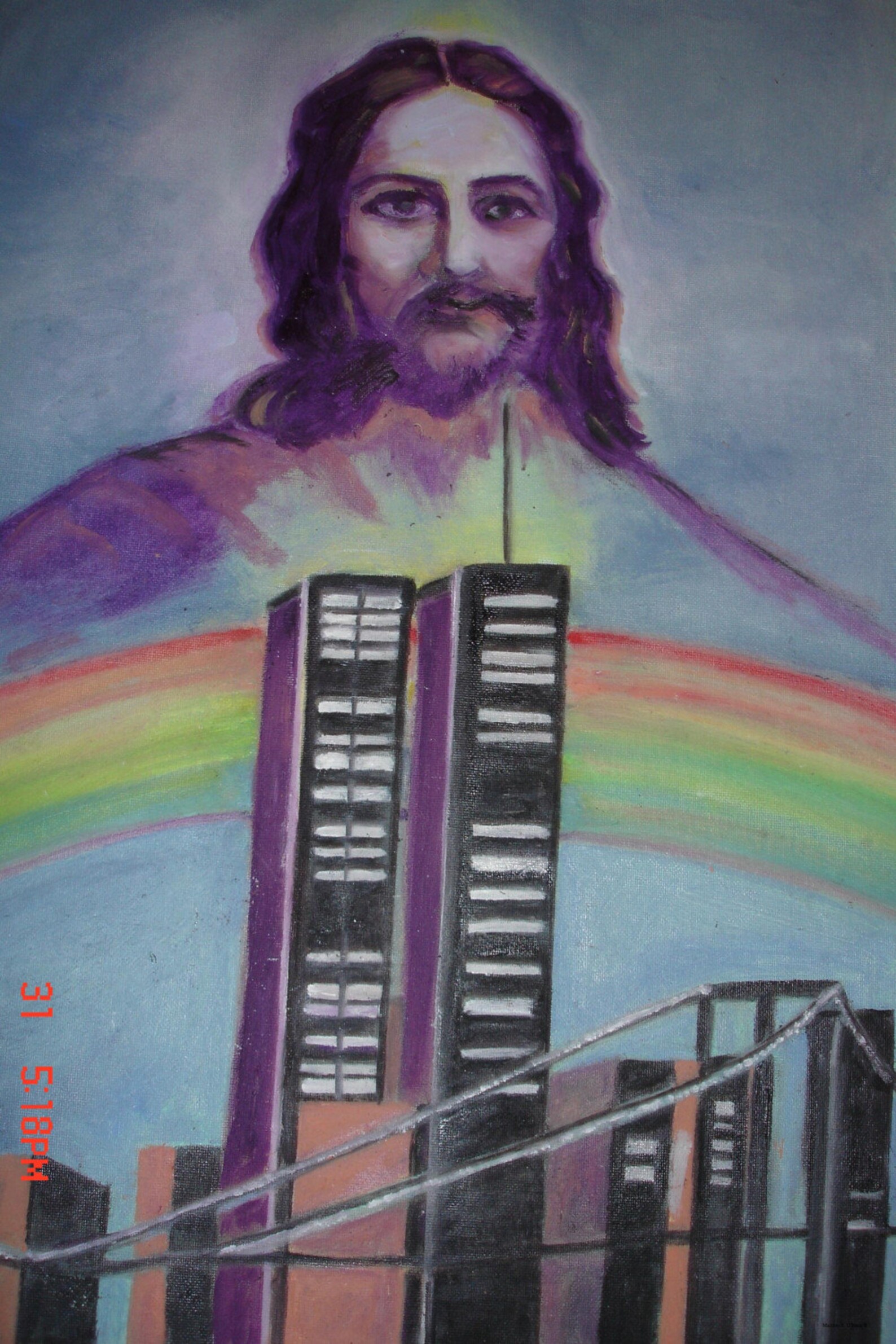 Jesus and 9/11 Greeting card with envelope | Etsy