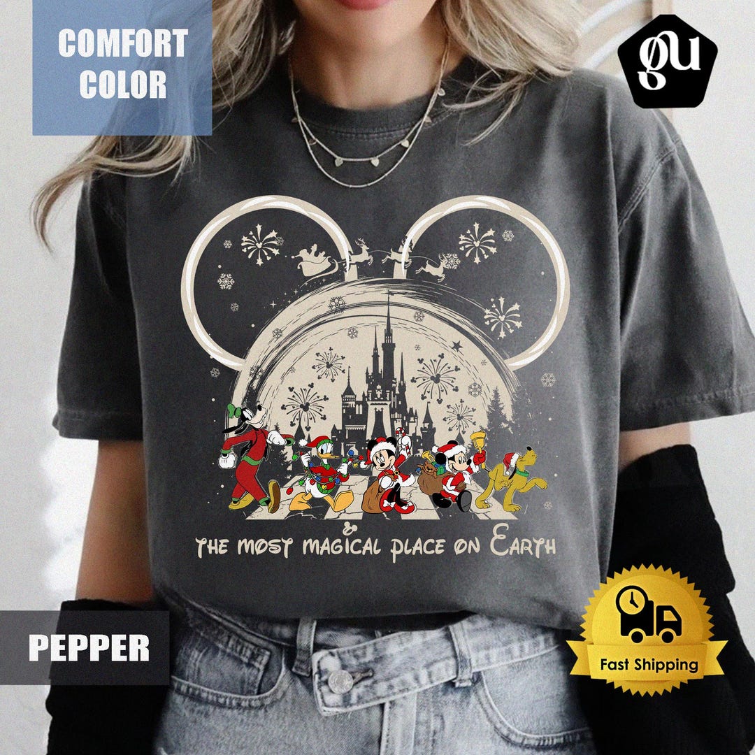 Retro Disney Christmas Shirts, Mickey's Very Merry Christmas Party ...