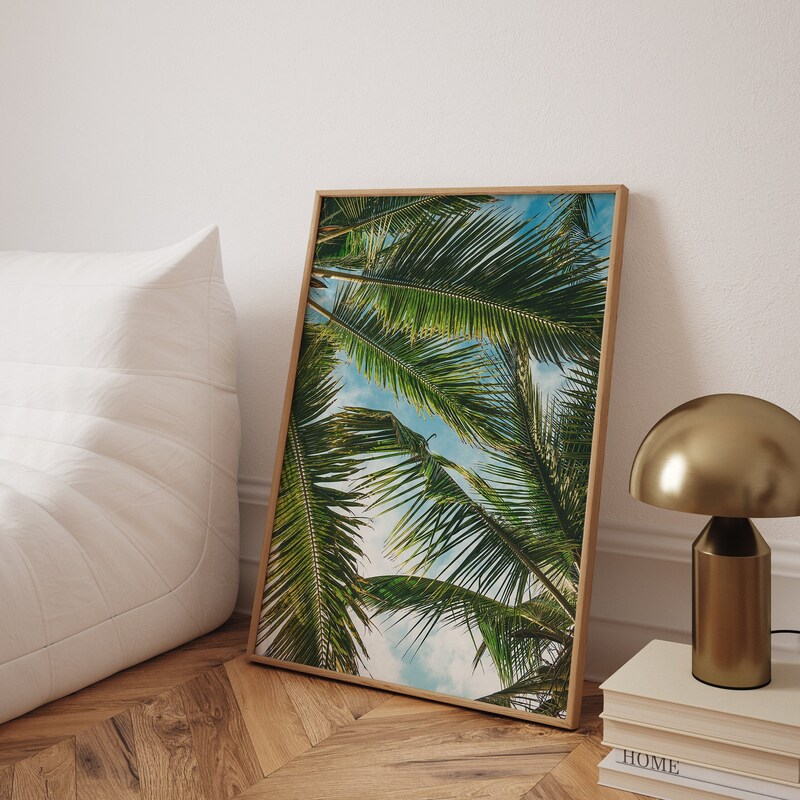 Palm Leaf Print - Etsy