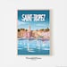 Saint-tropez Poster, Saint-tropez Print, St Tropez Painting, French Riviera, France Art Print ...