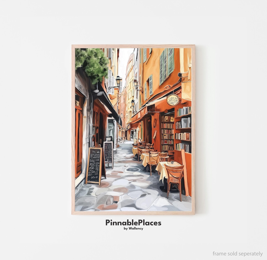 Nice Poster, Nice Print, Nice Wall Art, Nice Illustration, French ...