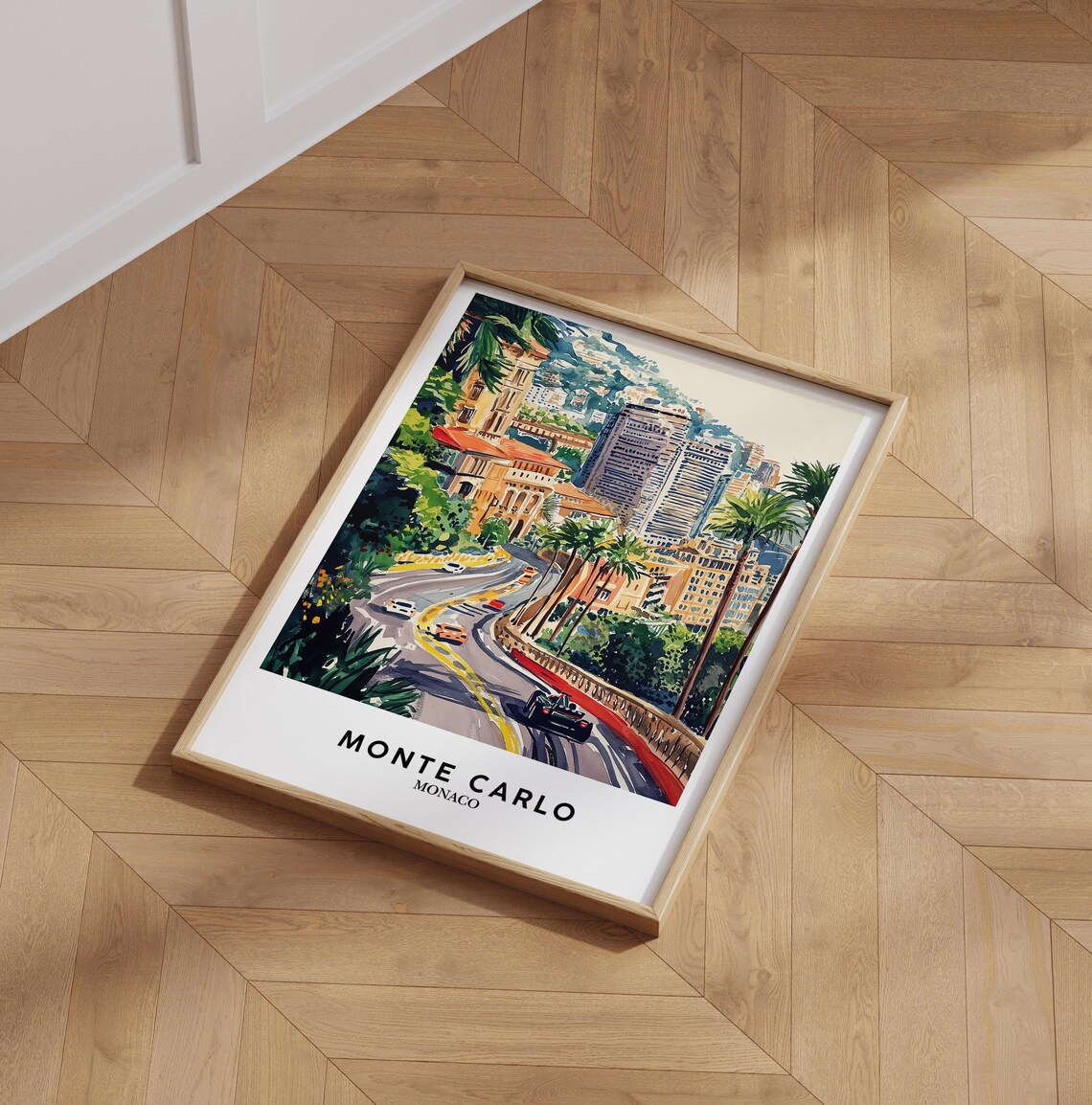 Monaco F1 Poster, Monaco Grand Prix Print, Formula 1 Wall Art, Monaco ...