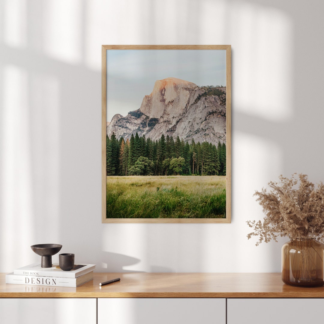 Yosemite Half Dome Print: California Mountain Wall Art - Etsy