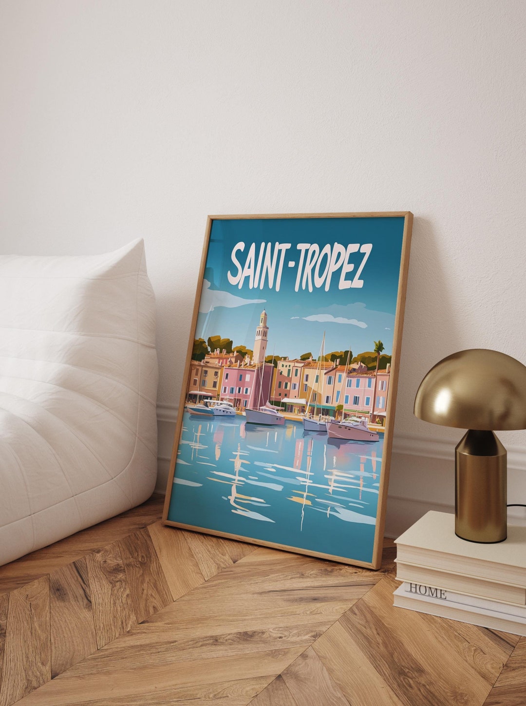 Saint-tropez Poster, Saint-tropez Print, St Tropez Painting, French Riviera, France Art Print ...