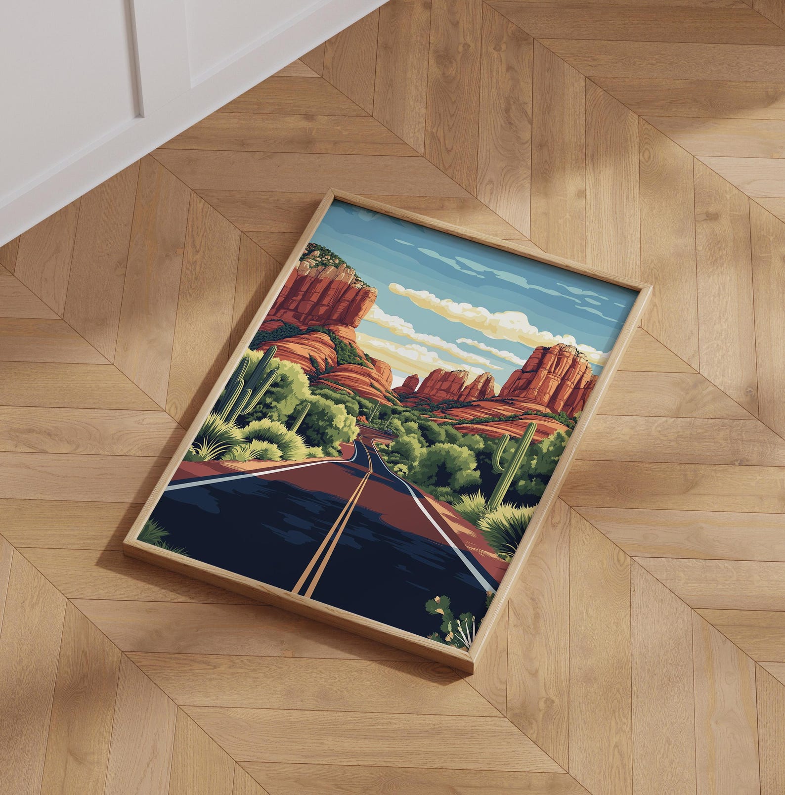 Sedona Arizona Print: Red Rock Landscape Art (digital File) - Etsy