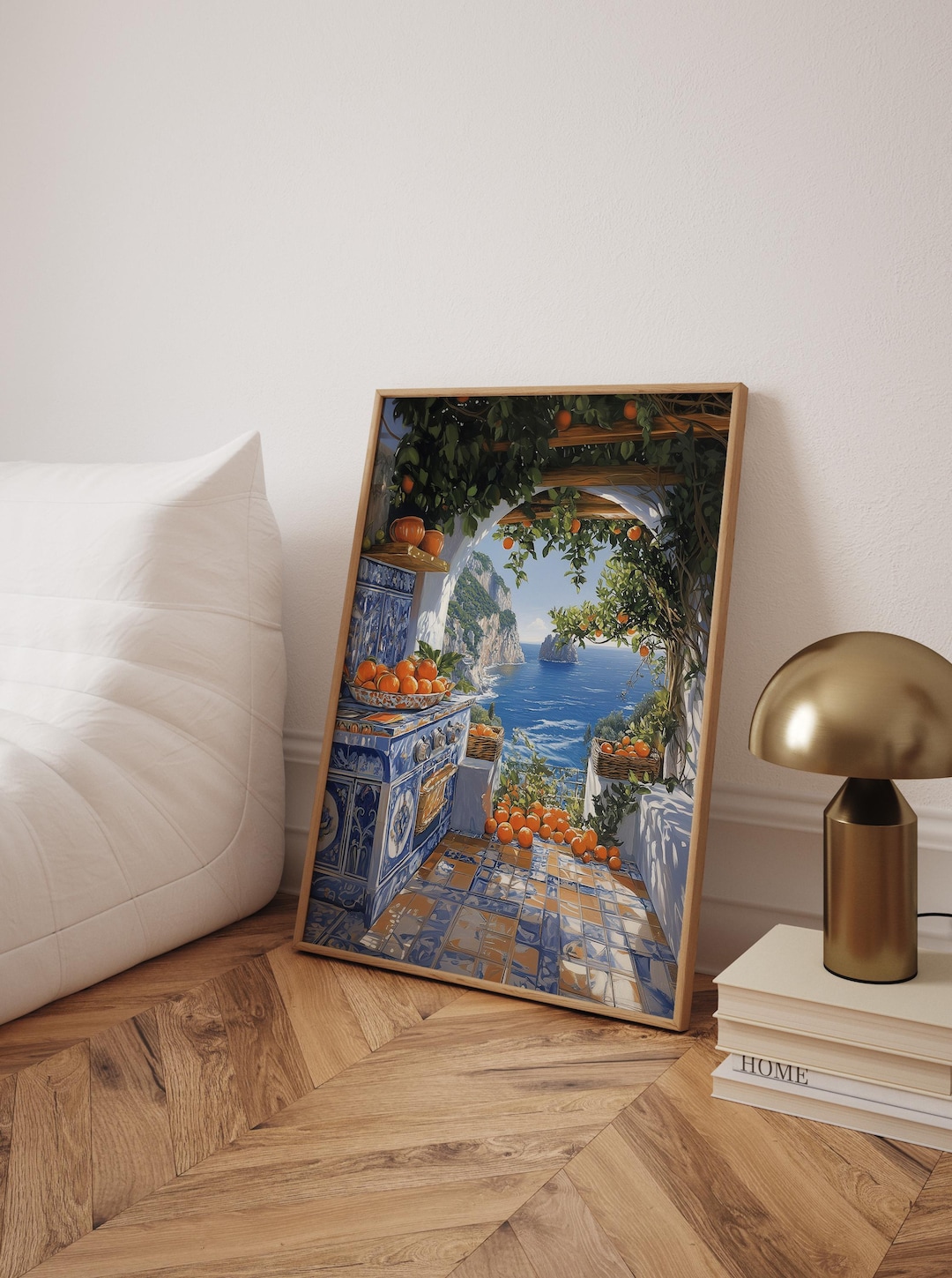 Amalfi Coast Print: Italian Kitchen Wall Art, Mediterranean Sea View - Etsy