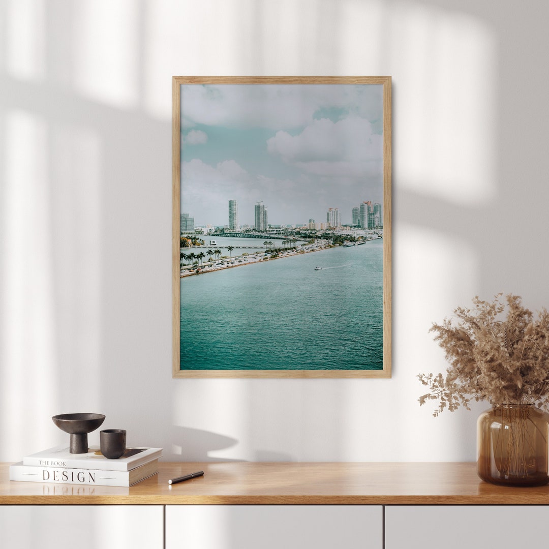 Miami Poster, Miami Photo, Miami Print, Miami Beach Print, Miami South ...