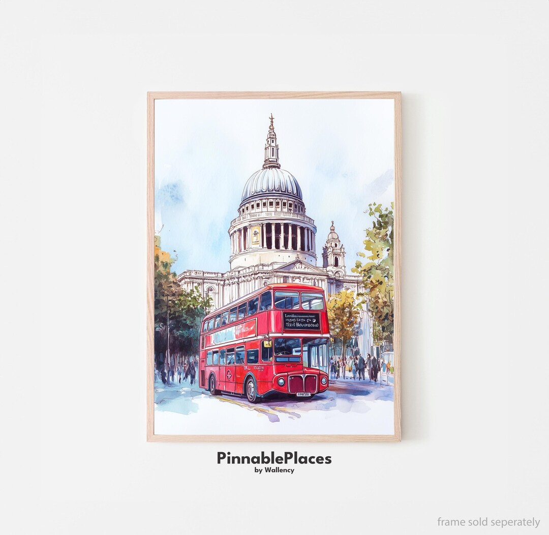 St. Paul's Cathedral Poster, St Paul's Cathedral Print, St. Paul's ...