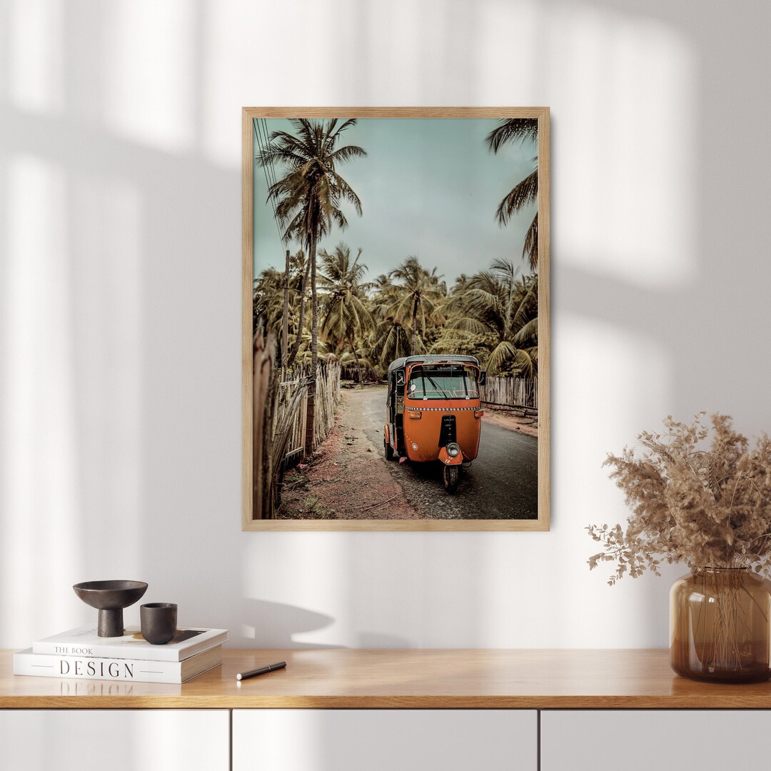 Tuk Tuk Art Print, Sri Lanka Poster, Sri Lanka Art Print, City Wall Art ...