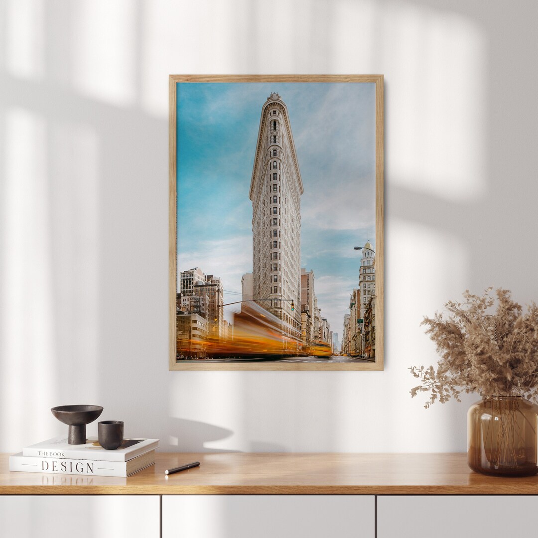 Flatiron Building Art Print: New York City Architecture Poster - Etsy