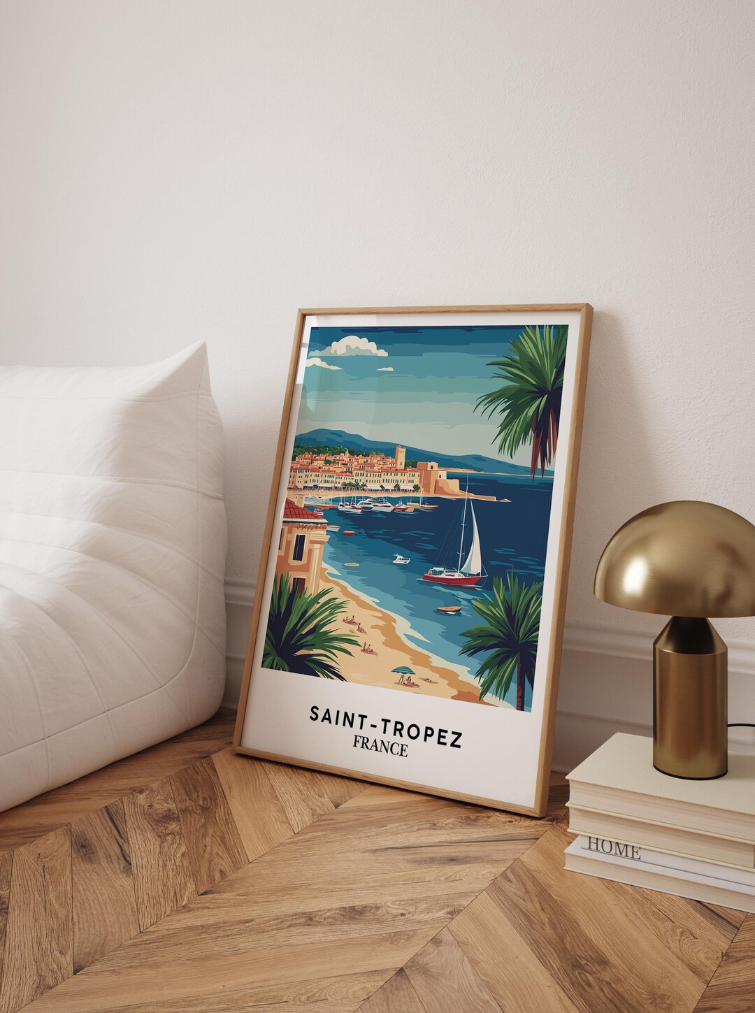 Saint-tropez Poster, Saint-tropez Print, St Tropez Painting, French Riviera, France Art Print ...
