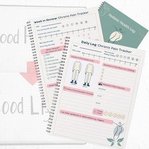 Printable Daily Health Log & Chronic Pain Tracker | Track Medical and ...