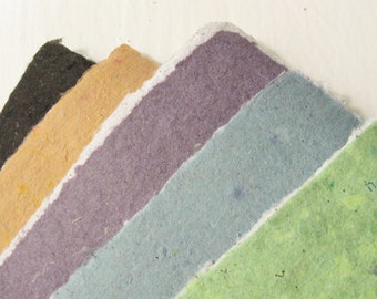 Upcycled Handmade Paper From Recycled Materials. Eco | Etsy