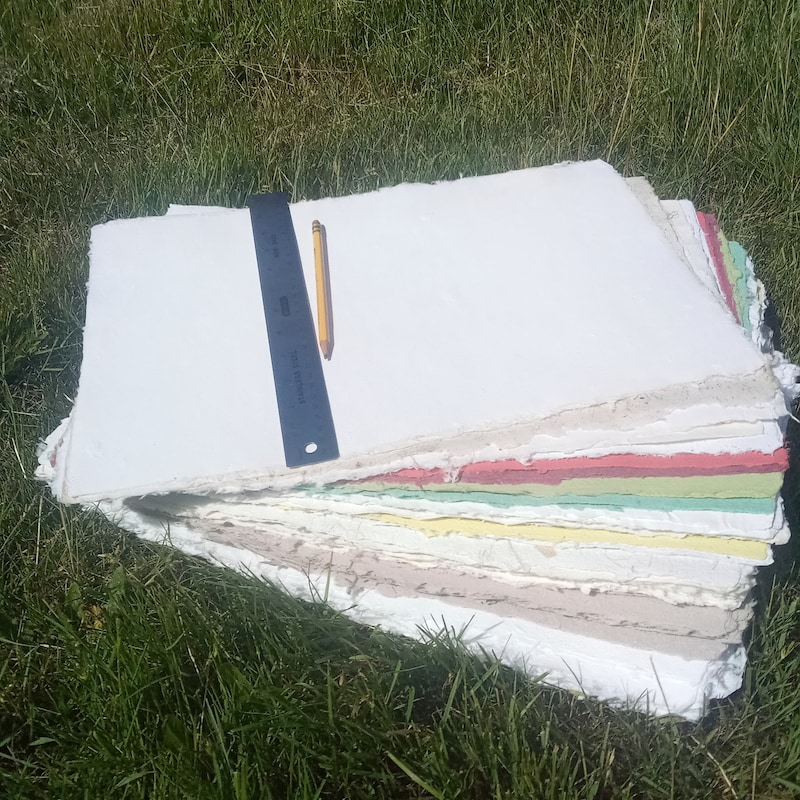 Handmade Paper Sheet - Etsy