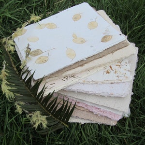 Handmade Paper From Recycled Materials - Small Packet - Etsy