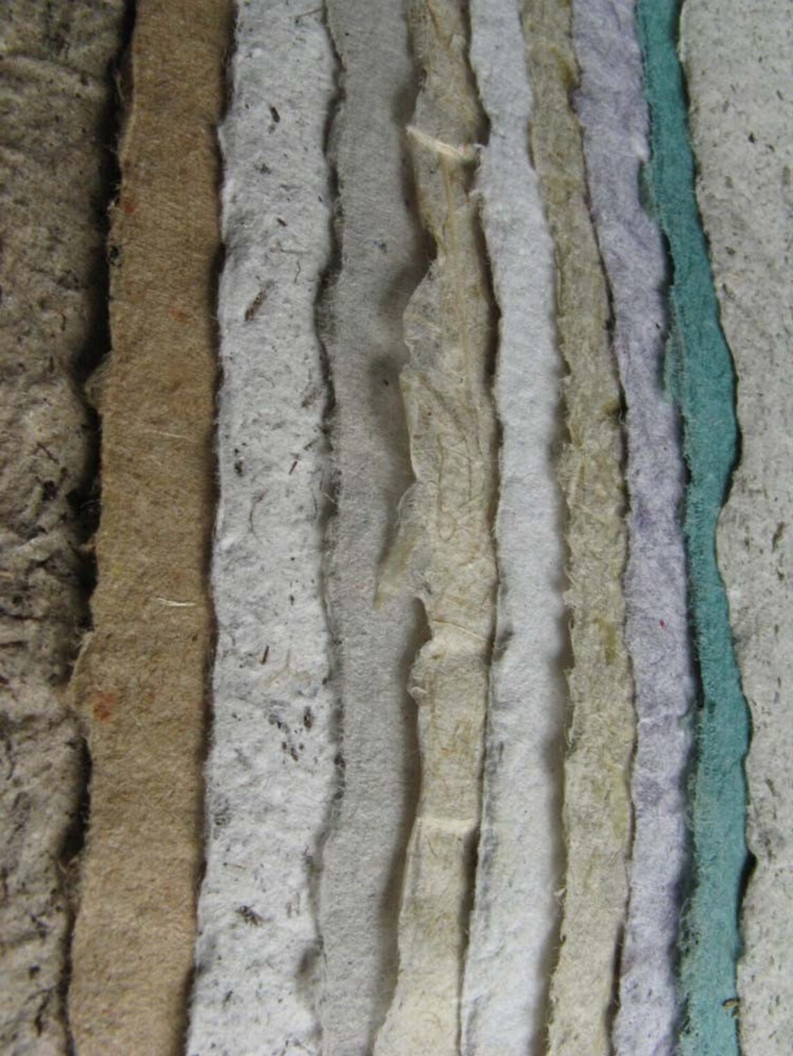 Handmade Paper Recycled Fibers 8.5 X 11 Inches - Etsy