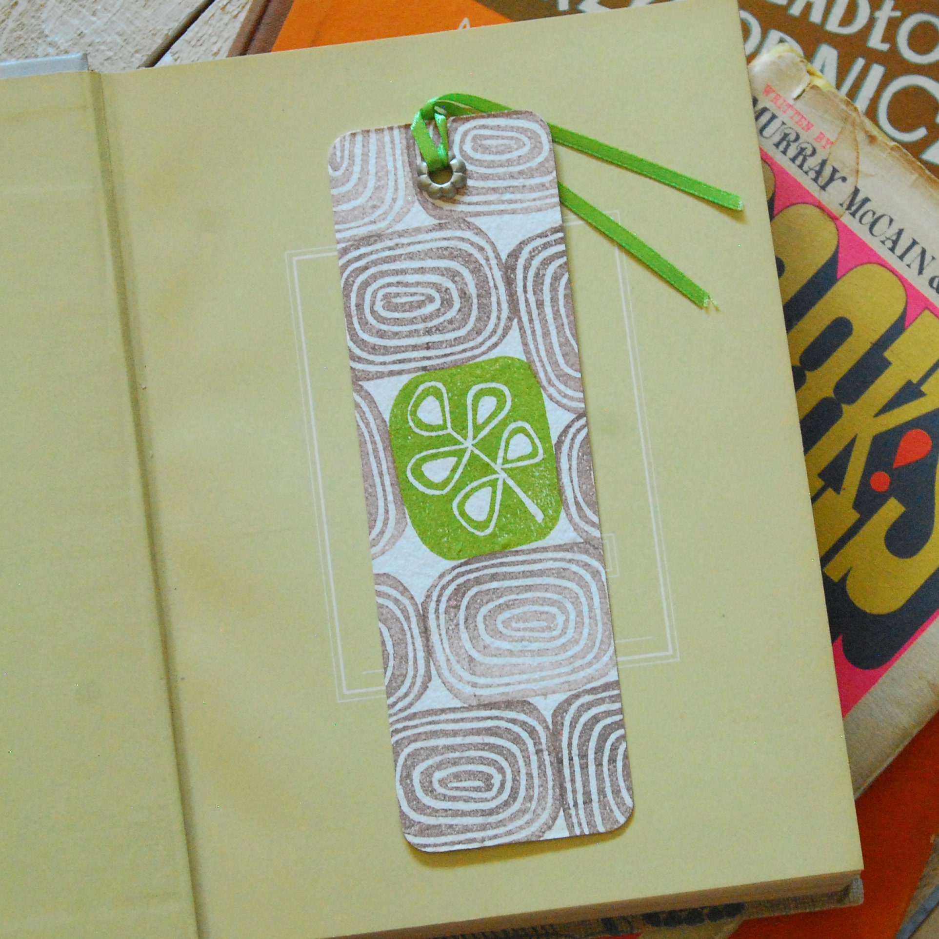 Hand Printed Bookmark Trio - Etsy