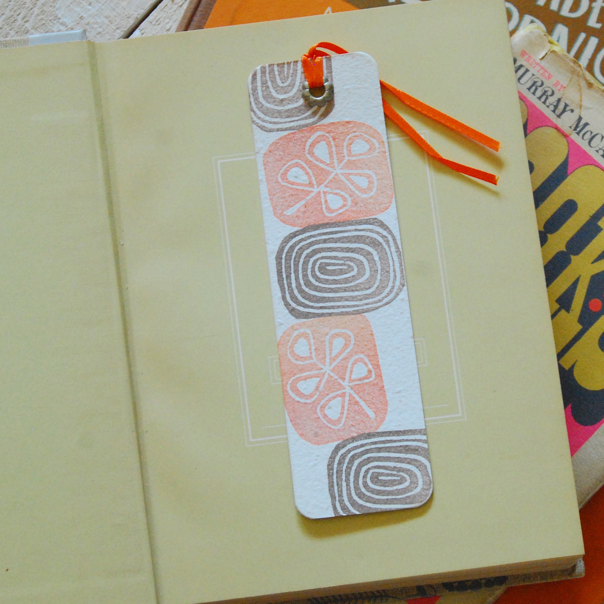 Hand Printed Bookmark Trio - Etsy