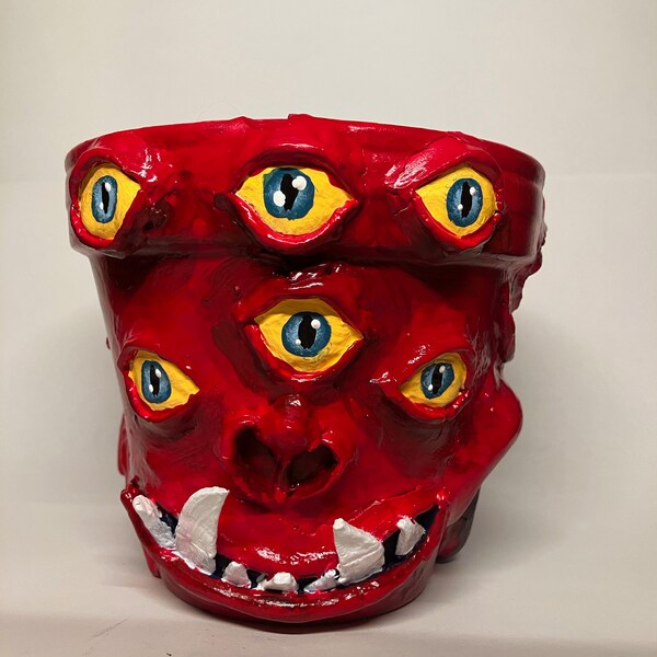 Monster Plant Pot - Etsy