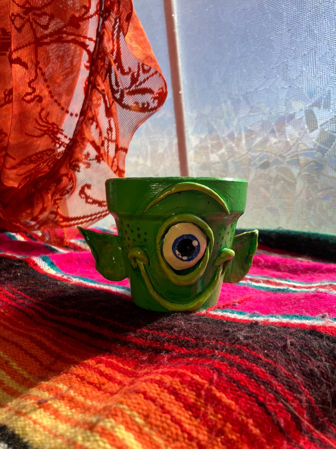 Big Eyed Alien Terracotta Planter- 3.25 Inch - Etsy