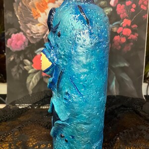 Cyclops Bottle Sculpture Clay Art Piece, Ocean Decor Monster Art ...