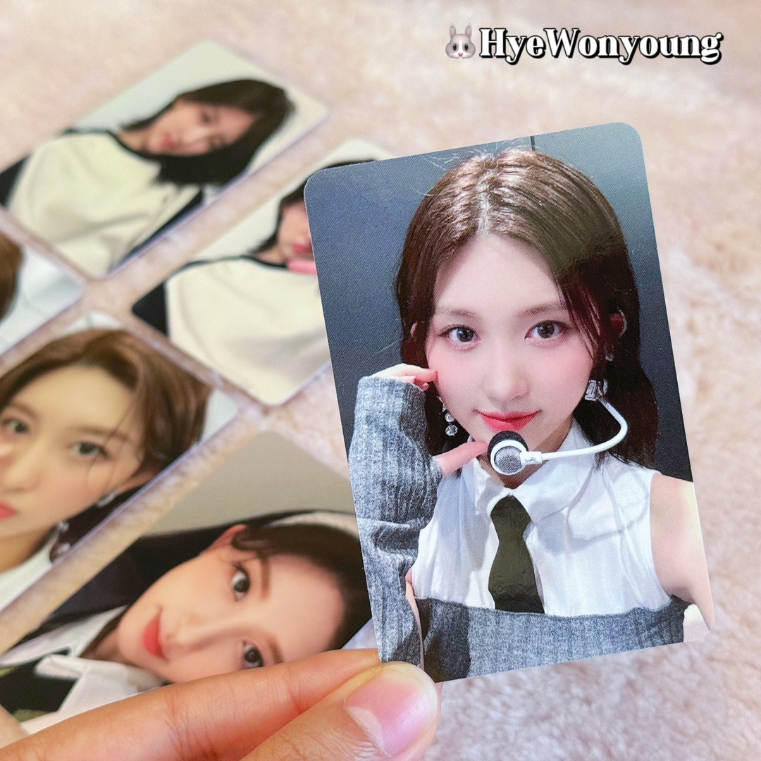 IVE Gaeul Photocard Set black Hair Ver. - Etsy