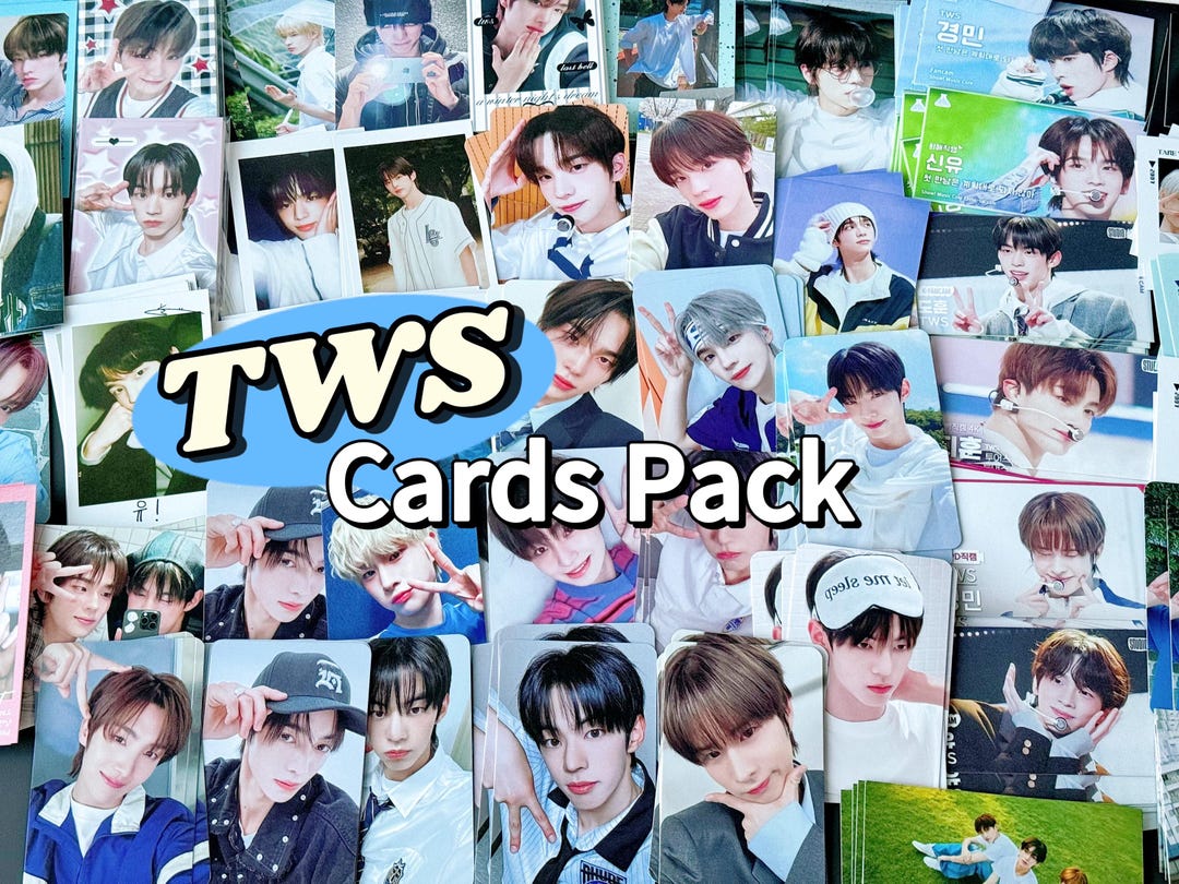 TWS Cards Pack | Fanmade Photocards Lomos Polaroid Cards Photostrips ...
