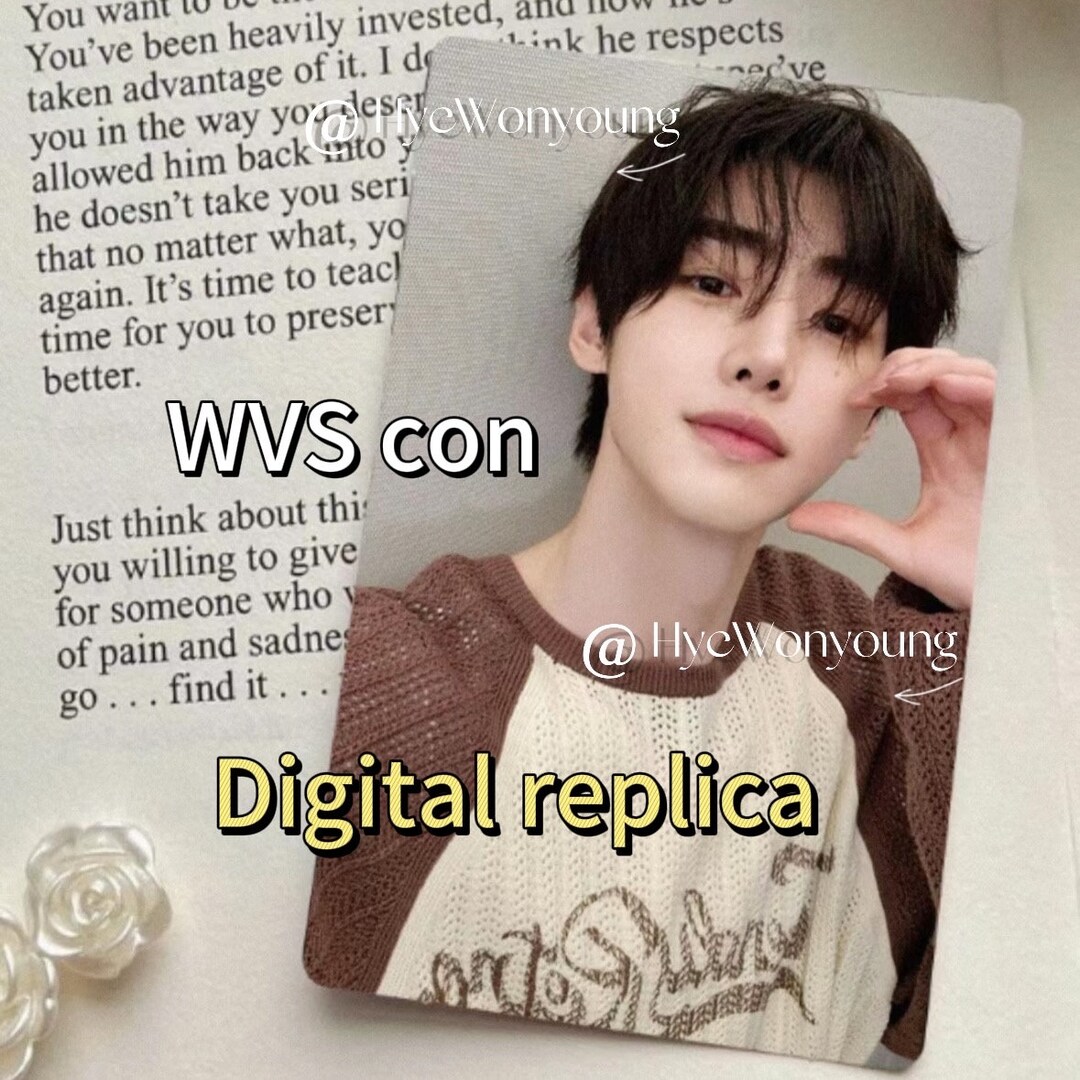 Enhypen Sunghoon Weverse Concert Photocards Digital Replica Engene ...