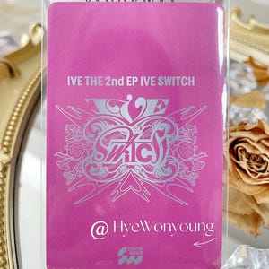 IVE WONYOUNG Official Photocard Switch Ive Pc Kpop Gift Hongkong Pob ...