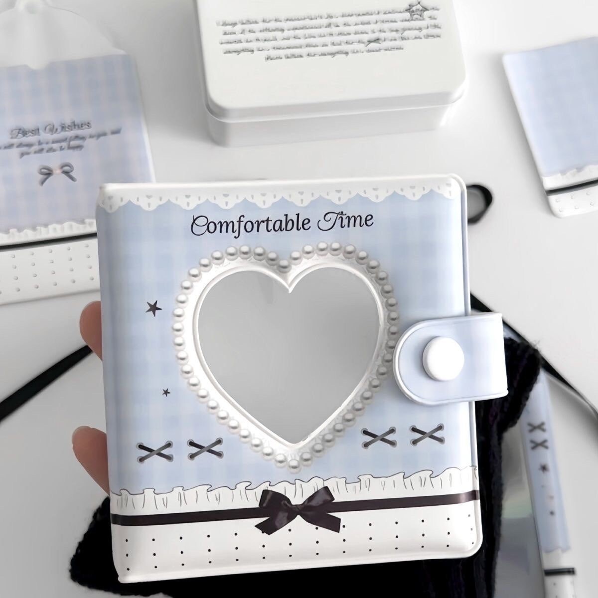 Mini K-pop Photocards Binder Album Original Design Card Collection Book ...