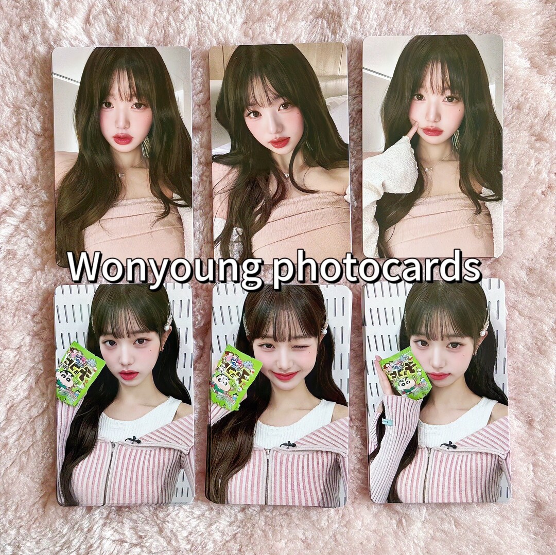 IVE Wonyoung Photocard Set kpop Photocards Lomos Fanmade Cards Jang Wonyoung Izone IVE ...