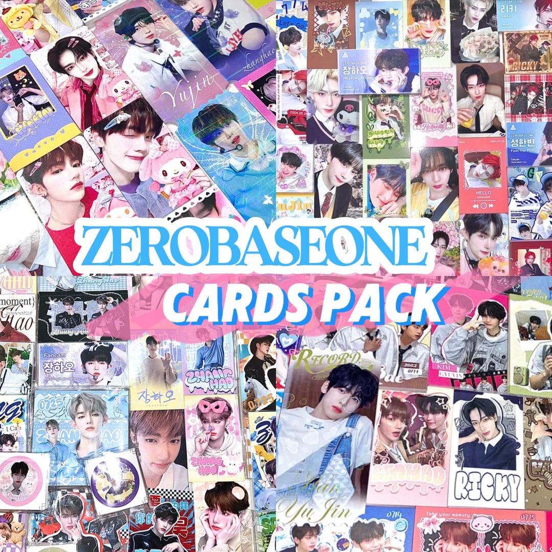 Zerobaseone Cards Pack ZB1 Fanmade Photocards Lomos Polaroid Cards ...