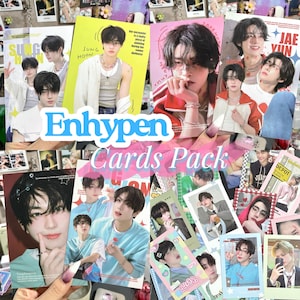 Enhypen Cards Pack Fanmade Photocards Lomos Polaroid Cards Photostrips ...