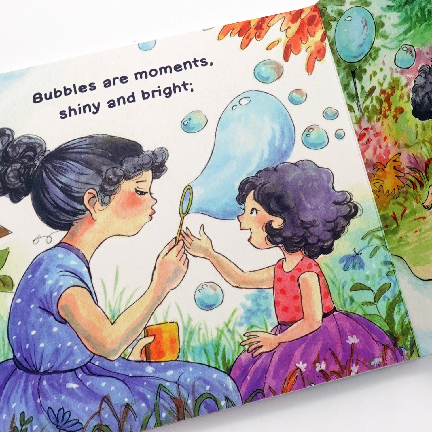 What Are Bubbles Poem Board Book for Babies and Toddlers - Etsy