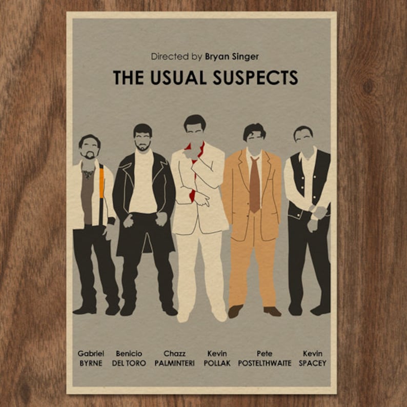 The Usual Suspects Limited Edition Print - Etsy