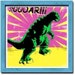 6x6 Godzilla Print - Punk Version - Etsy