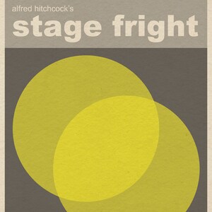Alfred Hitchcock Stage Fright 16x12 Movie Poster Print - Etsy