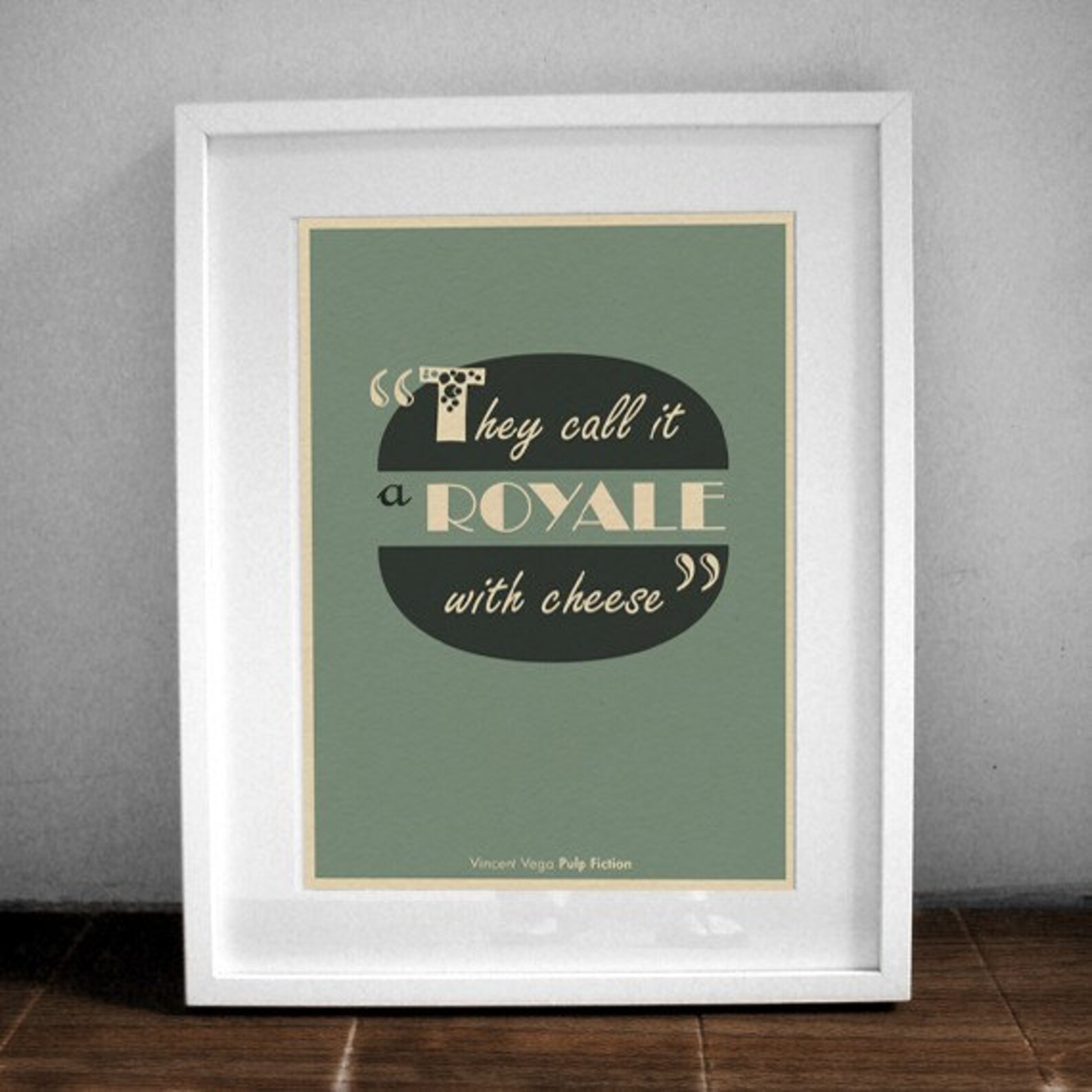 16x12 Pulp Fiction Movie Poster Print - Etsy