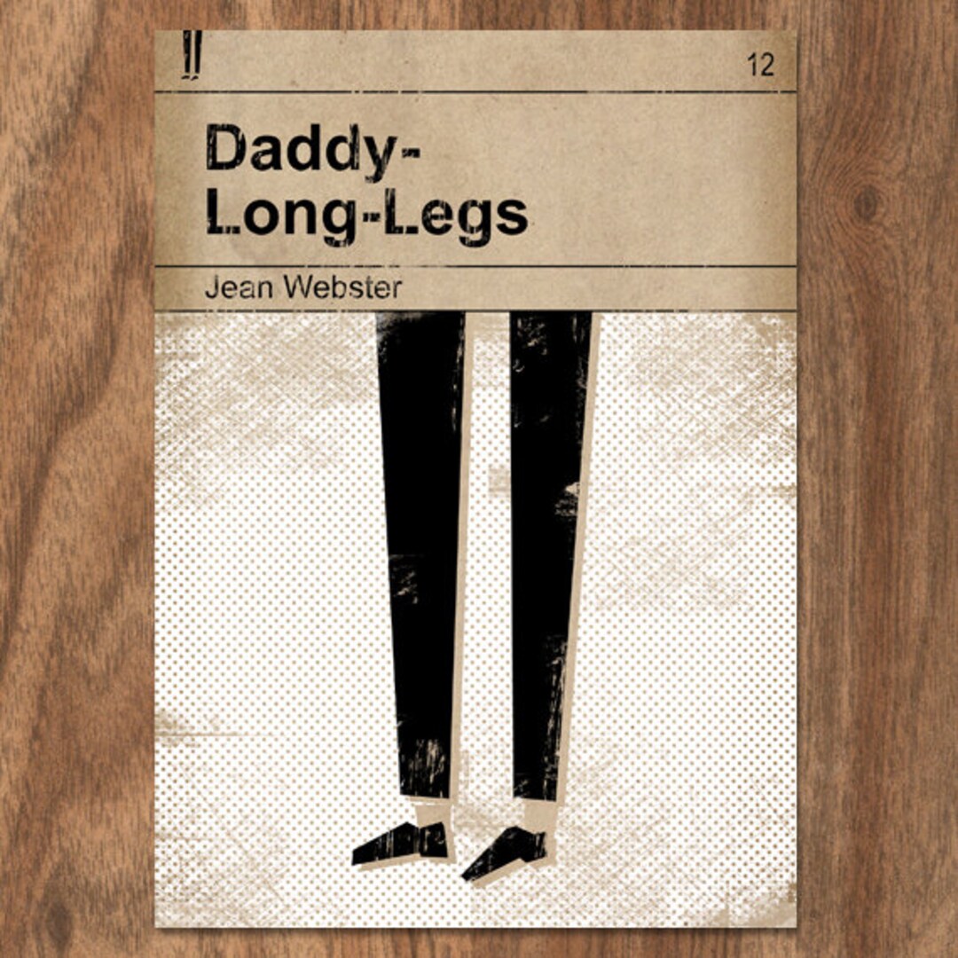 Daddy-long-legs - Classic Vintage Book Cover Print - Etsy